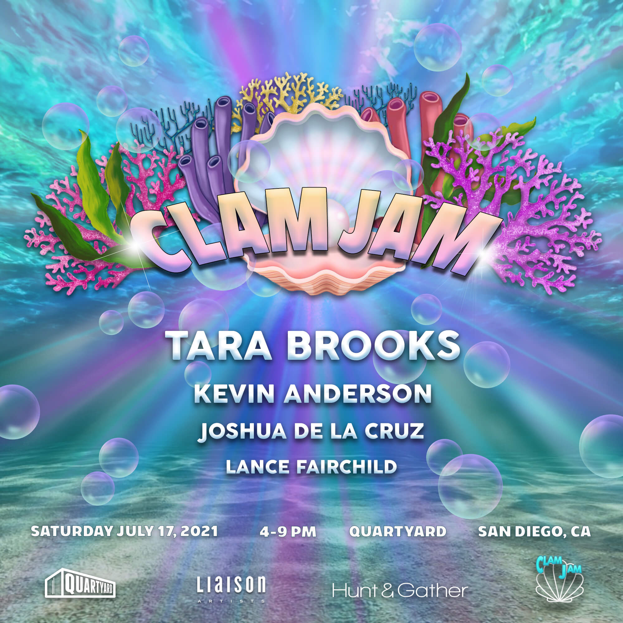 Clam Jam Presents: Tara Brooks - Quartyard